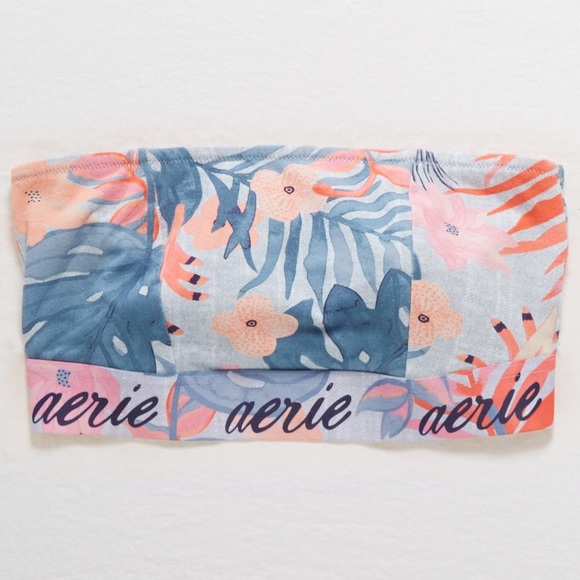 aerie | Intimates & Sleepwear | New Aerie Logo Bandeau Small Tropical ...